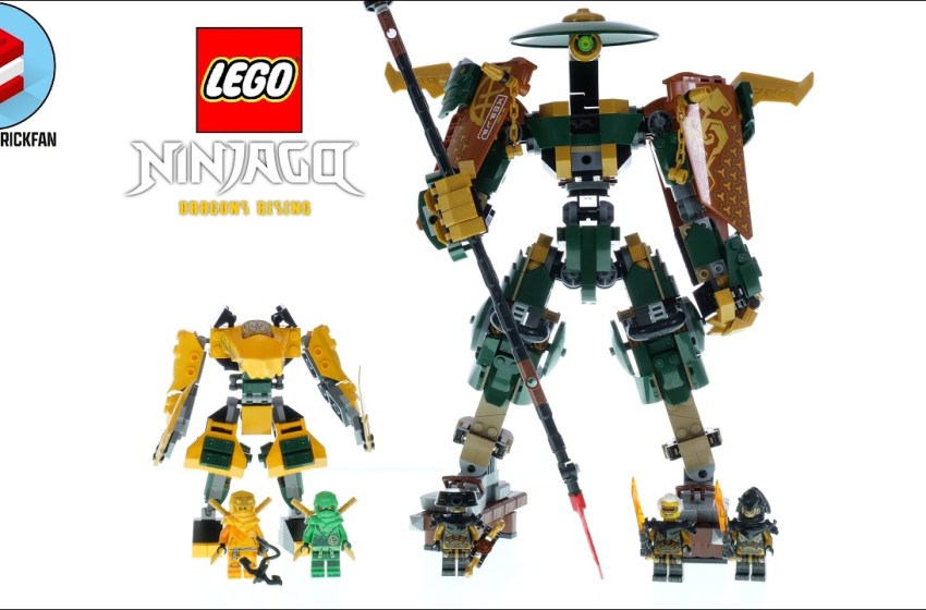 Lego Ninjago 71794 Lloyd And Arins Ninja Team Mechs Lego Speed Build