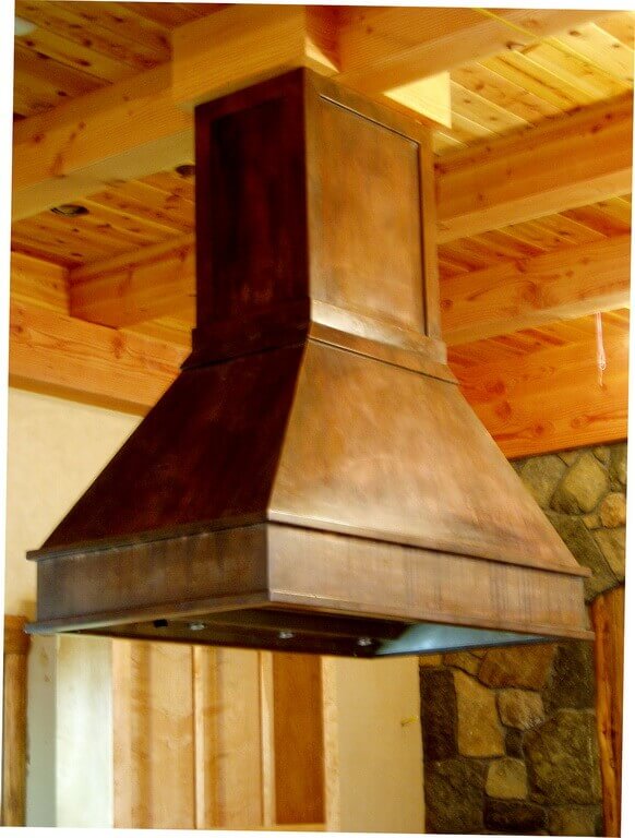 Rustic Copper Range Hood