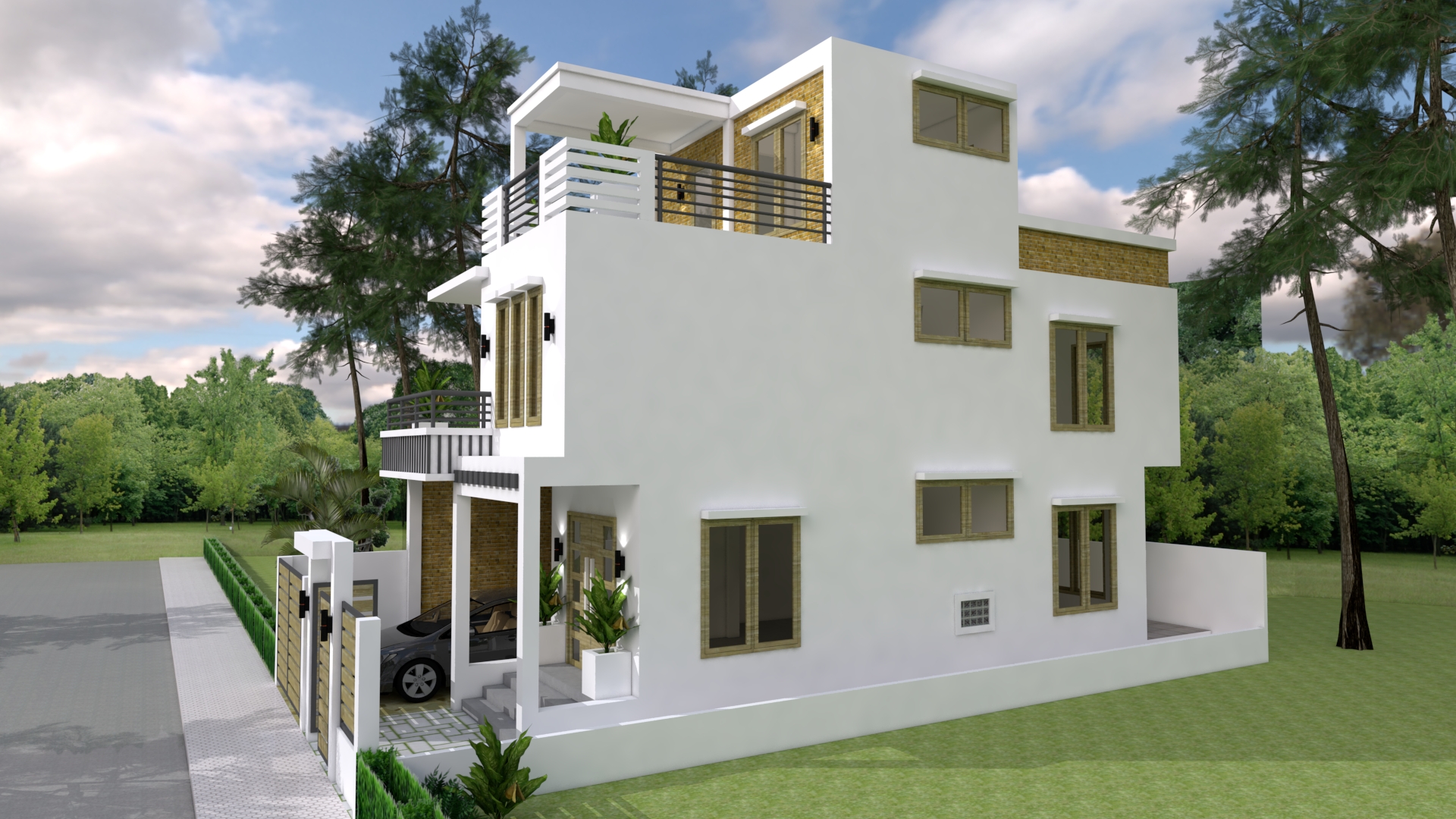 Sketchup Sample House Design Image To U