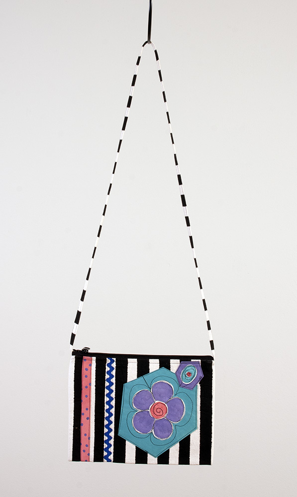 Small Cross Body Handbag Hand Painted Designs By Lorna