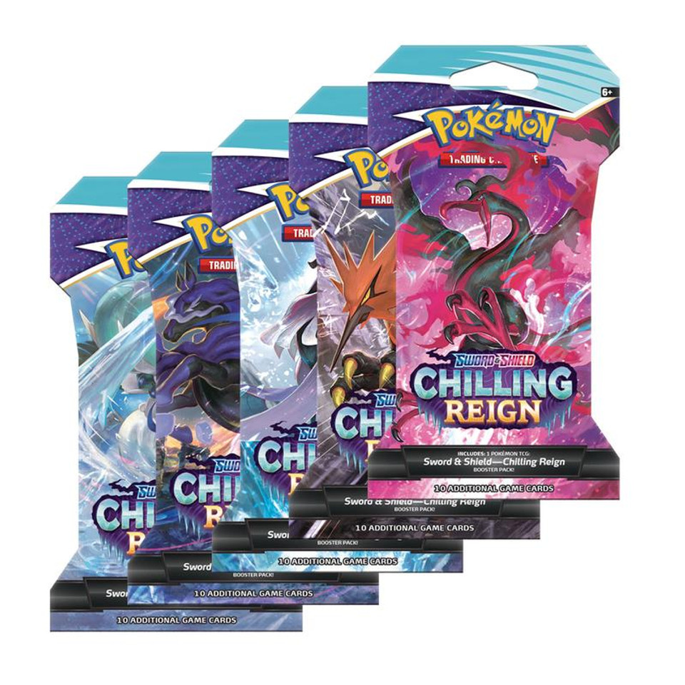 Pokemon Chilling Reign Sleeved Booster Pack Bymook