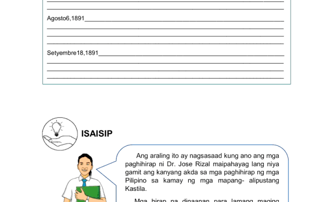 Module Filipino Ikaapat Na Markahan El Filibusterismo