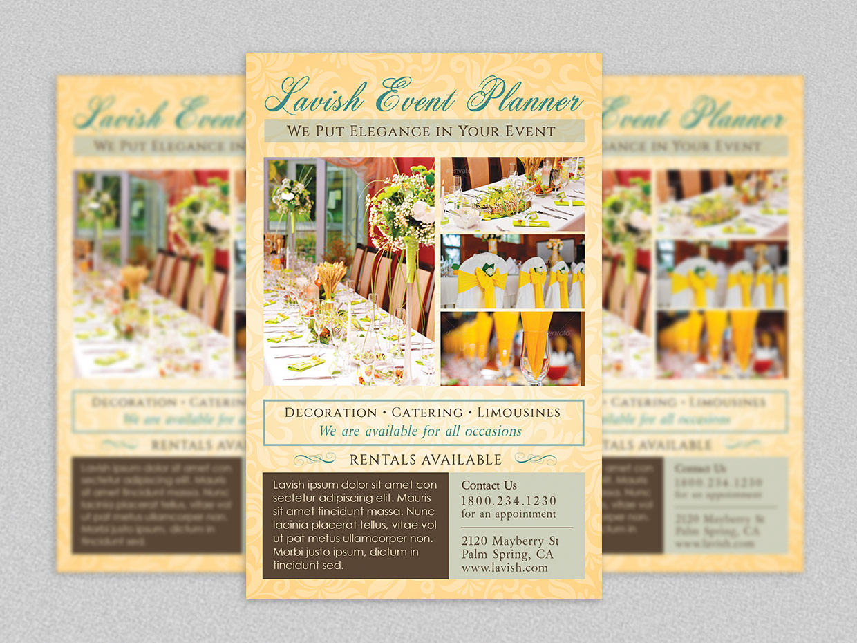 Event Planner Flyer Template Graphicmule