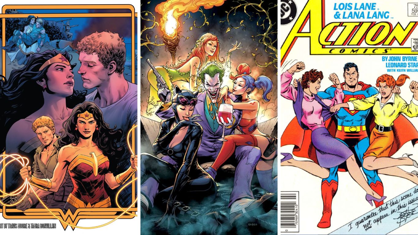 Top 10 Love Triangles In Dc Comics Gobookmart