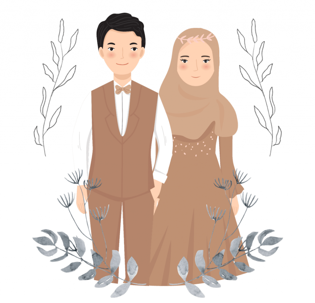 Gambar Pengantin Kartun Png Pengantin Pria Muslim Gambar Png File