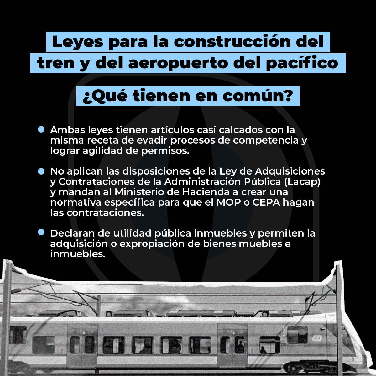 Aprueban Ley Para Construcción Del Tren Y Del Aeropuerto Del Pacífico Y