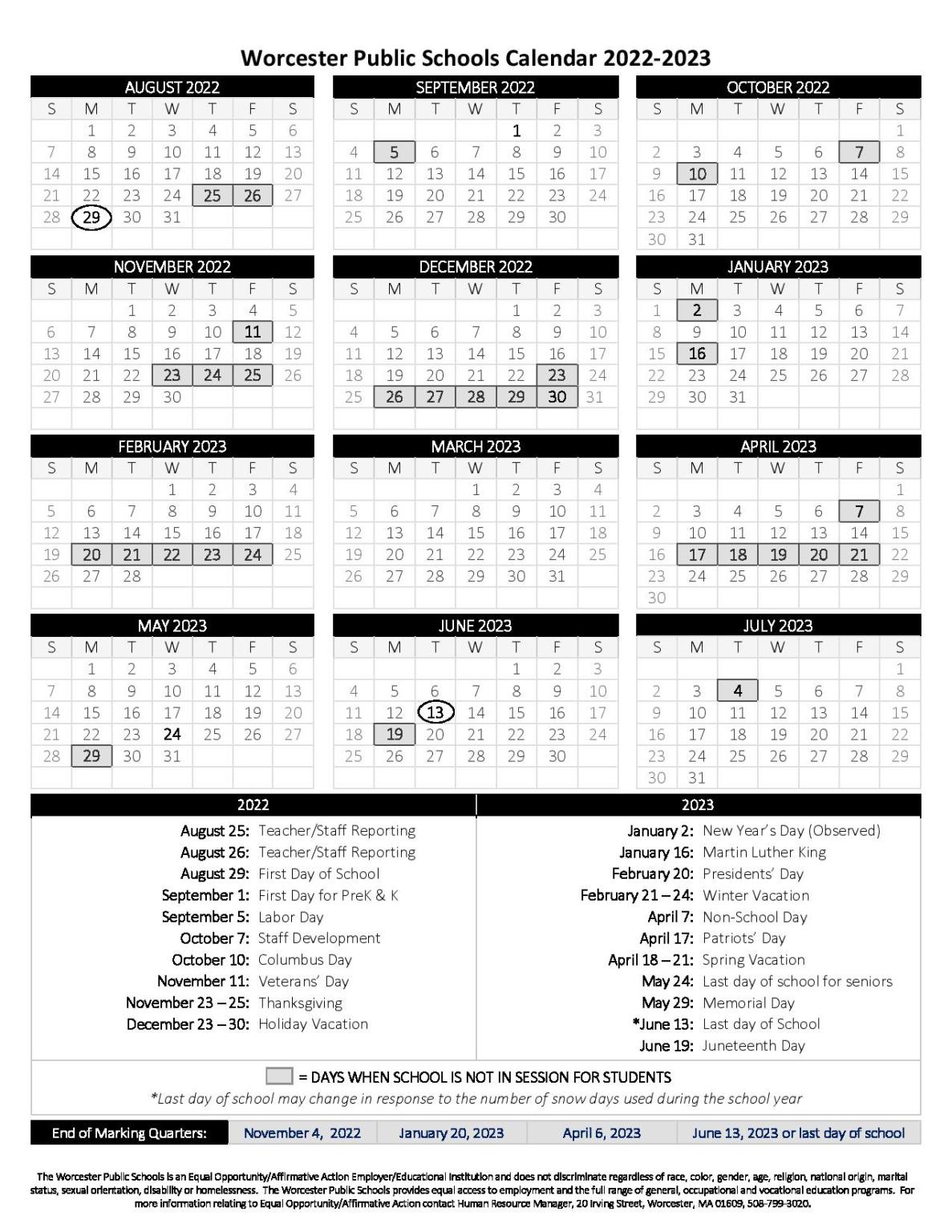 Clare Public Schools Calendar Printable Templates Free