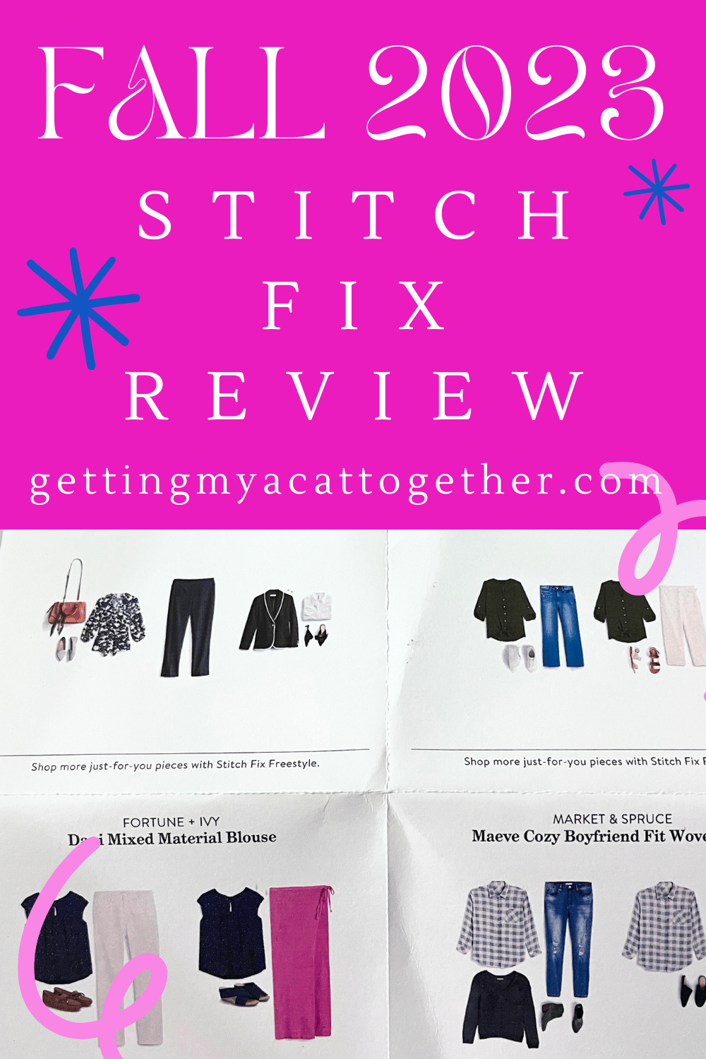 Fall 2023 Stitch Fix Review Full Video Getting My Act Together