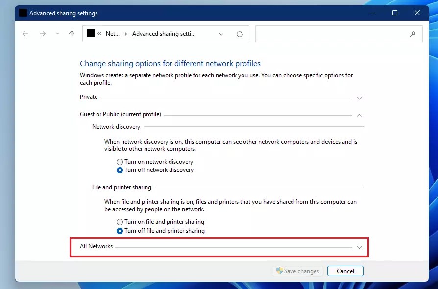 A Guide To Disabling Password Protected Sharing On Windows 11 Geek