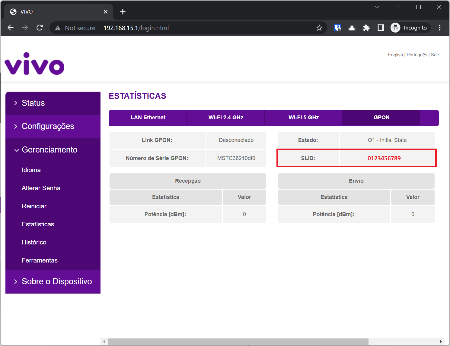 Como Substituir Ont Mitrastar Gpt 2541gnac N1 Do Viva Fibra Pelo