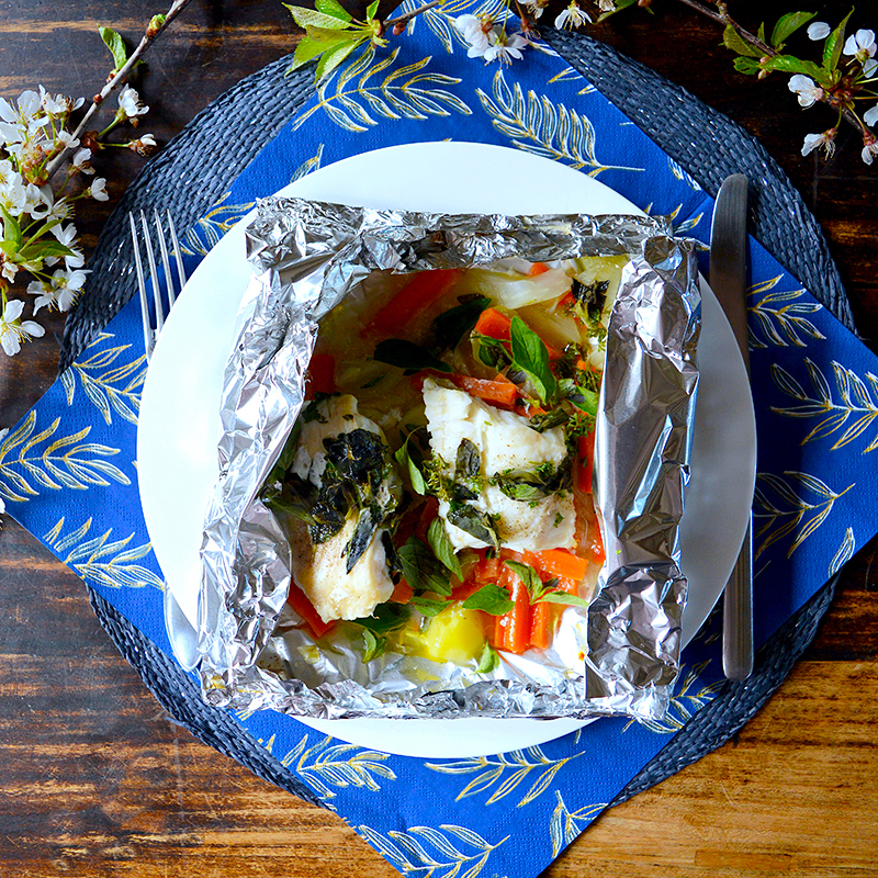 Sea Bass En Papillote Mains Recipes Geris Food