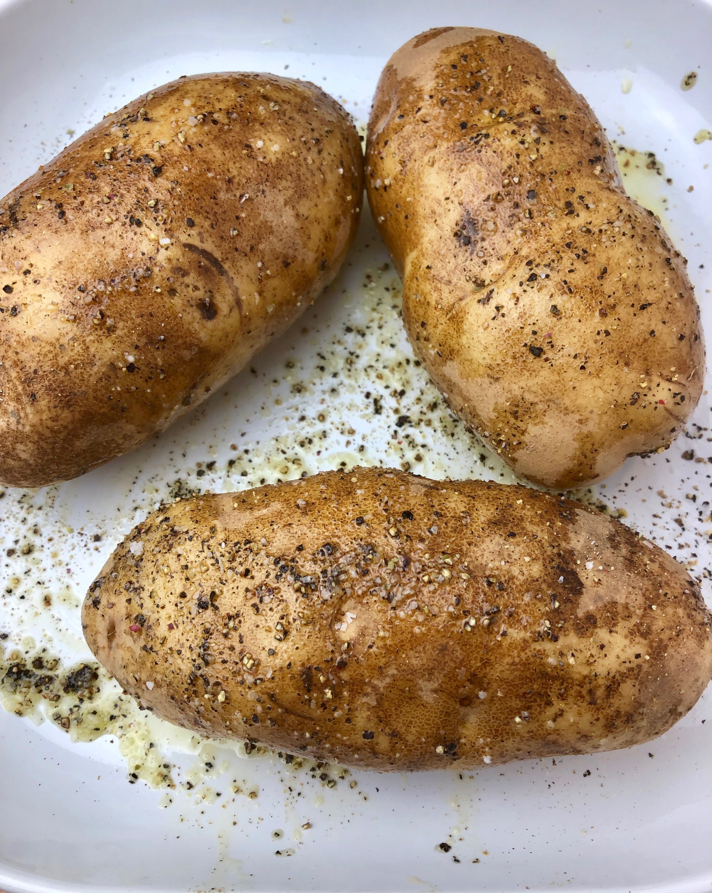 Crispy Olive Oil Baked Potatoes Gfchow