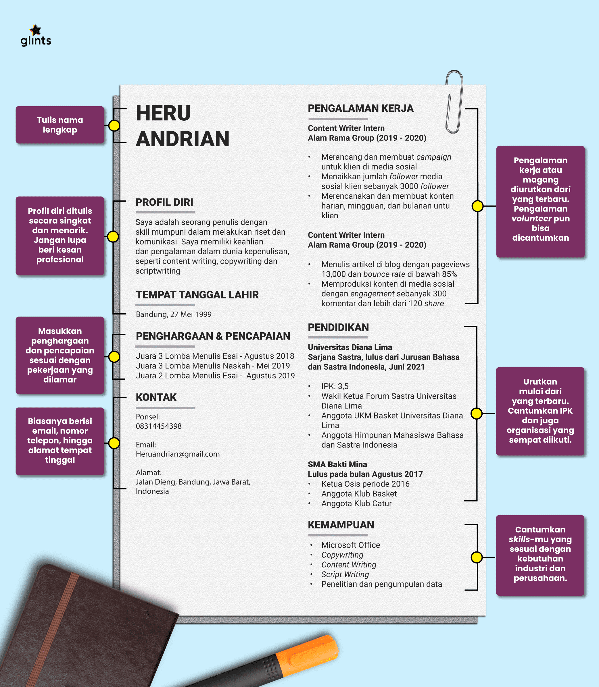 Cara Membuat Cv Yang Menarik Di Word 2010 Aslisunda