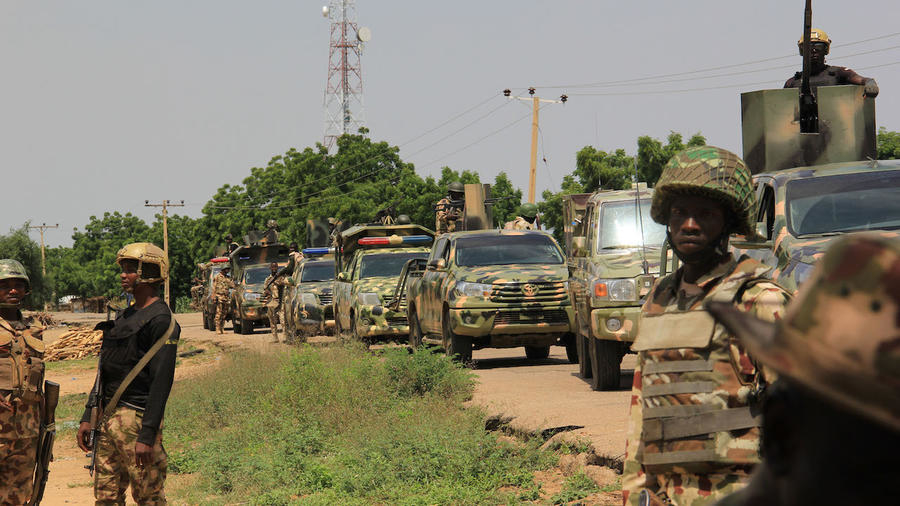 Nigerian Soldiers Patrol Ahead Of Elections As Govt Closes Land Borders