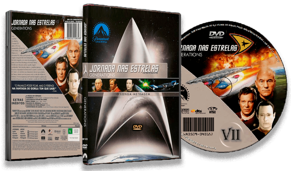 Dvd Jornada Nas Estrelas Vii Generations Glp Filmes Venda De Dvd