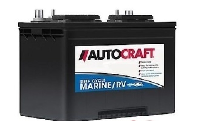 Autocraft Marine Rv 12 Volt Deep Cycle Battery Group Size 27 600 Cca