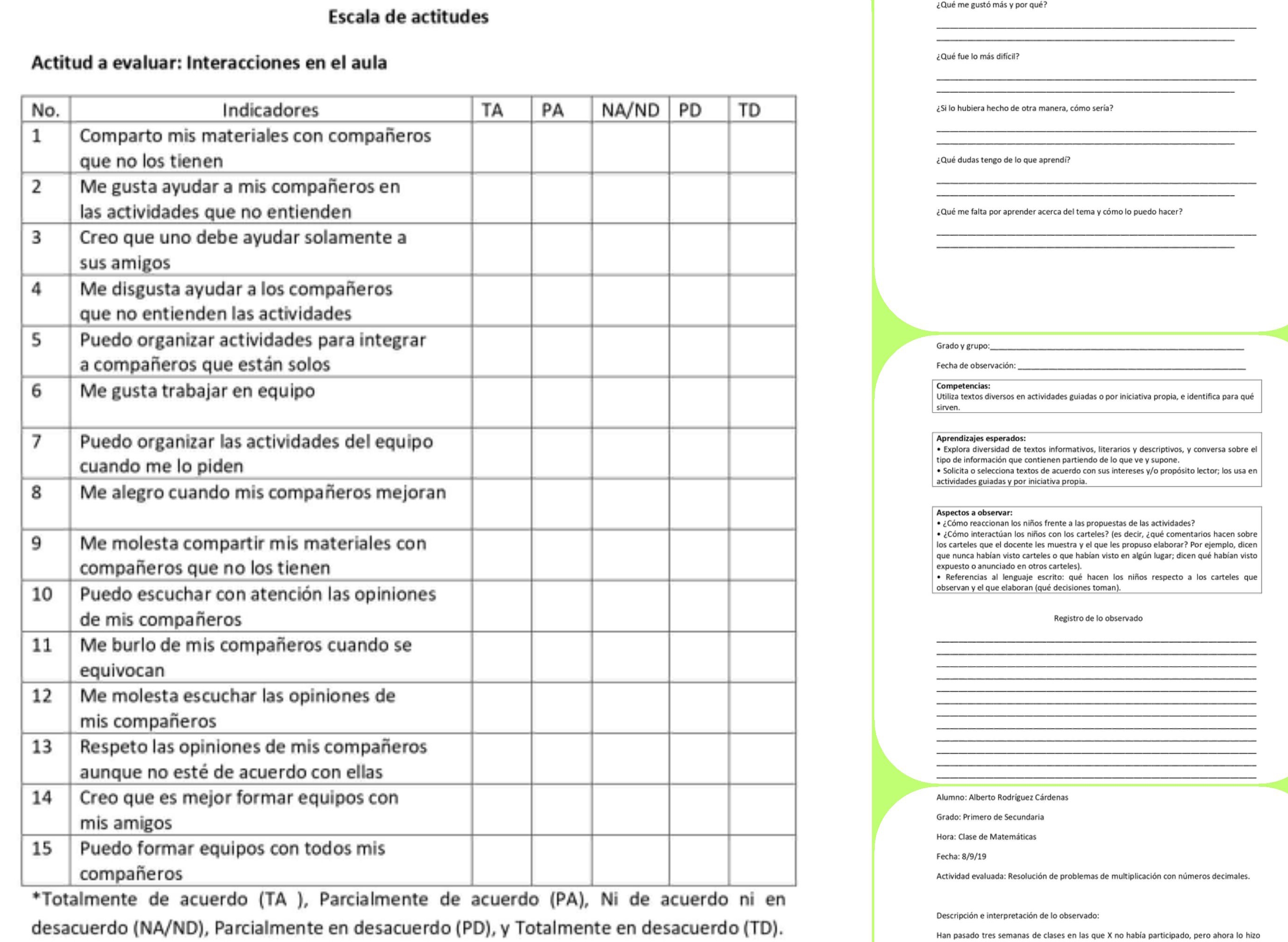 Instrumentos De Evaluacion Guia De Observacion Hot Sex Picture