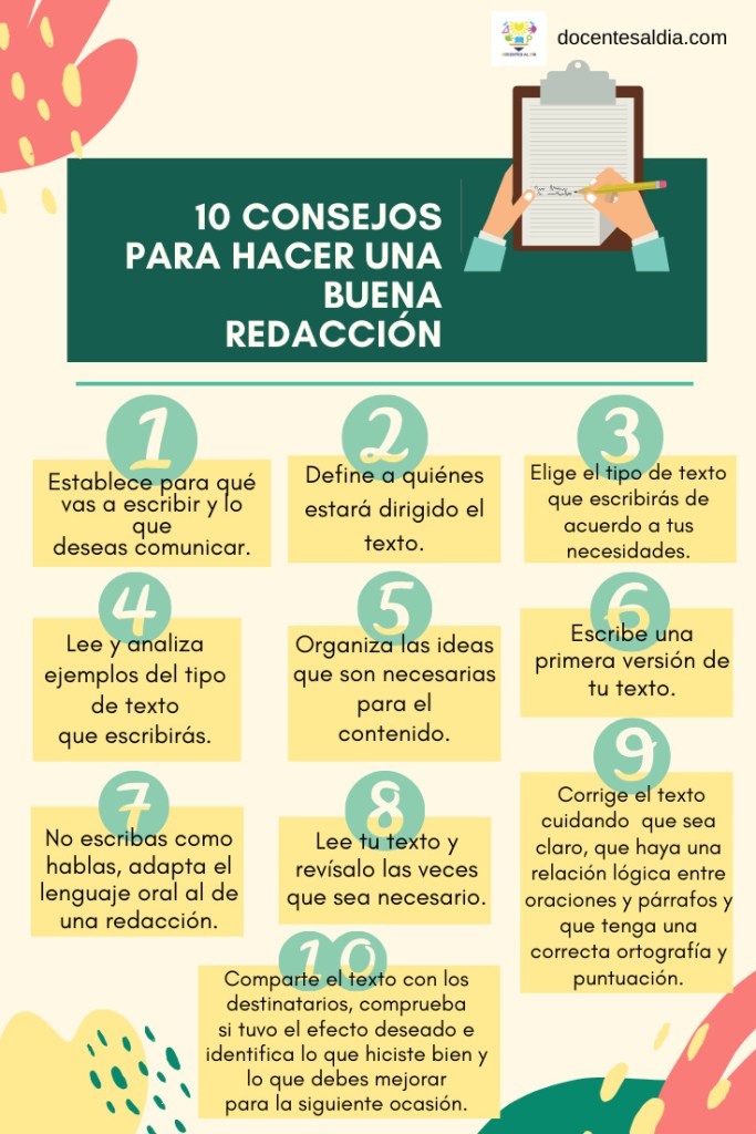 10 Consejos Para Hacer Una Buena Redacción