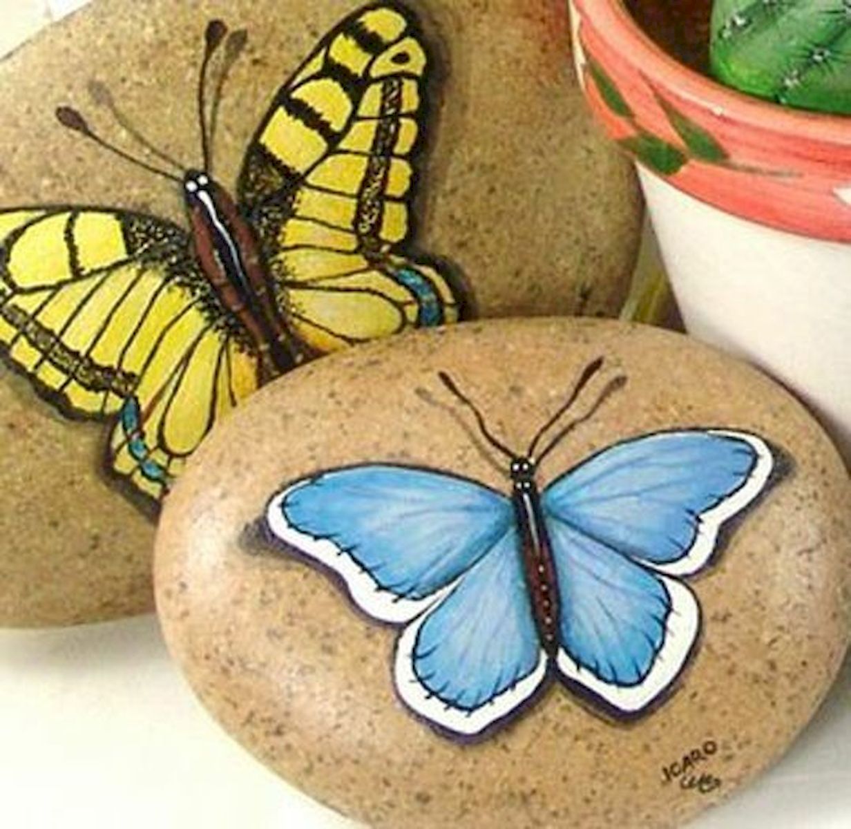 55 Cute Diy Painted Rocks Animals Butterfly Ideas 36 Doityourzelf