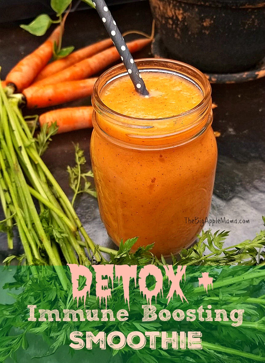 Detox And Immune Boosting Smoothie The Big Apple Mama