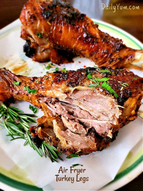 Juicy And Flavorful Air Fryer Turkey Legs Daily Yum