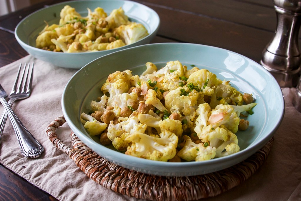 Roasted Cauliflower With Chickpeas And Toasted Coconut Daily Ciabatta