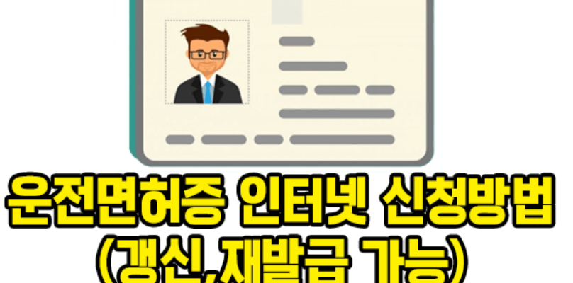 운전면허증 인터넷 재발급 방법 적성검사갱신 가능 Funi Blog