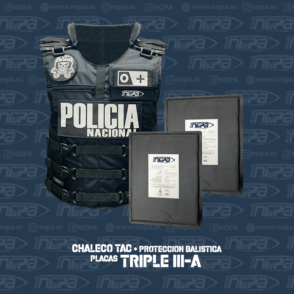 Chaleco Antibalas Policial Protección Balística 2a And 3a Ecuador