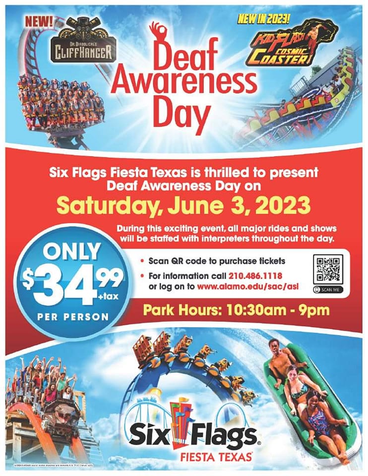 Deaf Awareness Day At Six Flags Fiesta Texas 632023 San Antonio