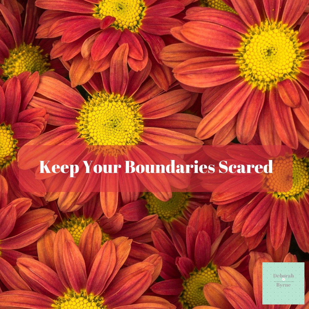 Keep Your Boundaries Scared Deborah Byrne Psychology Services