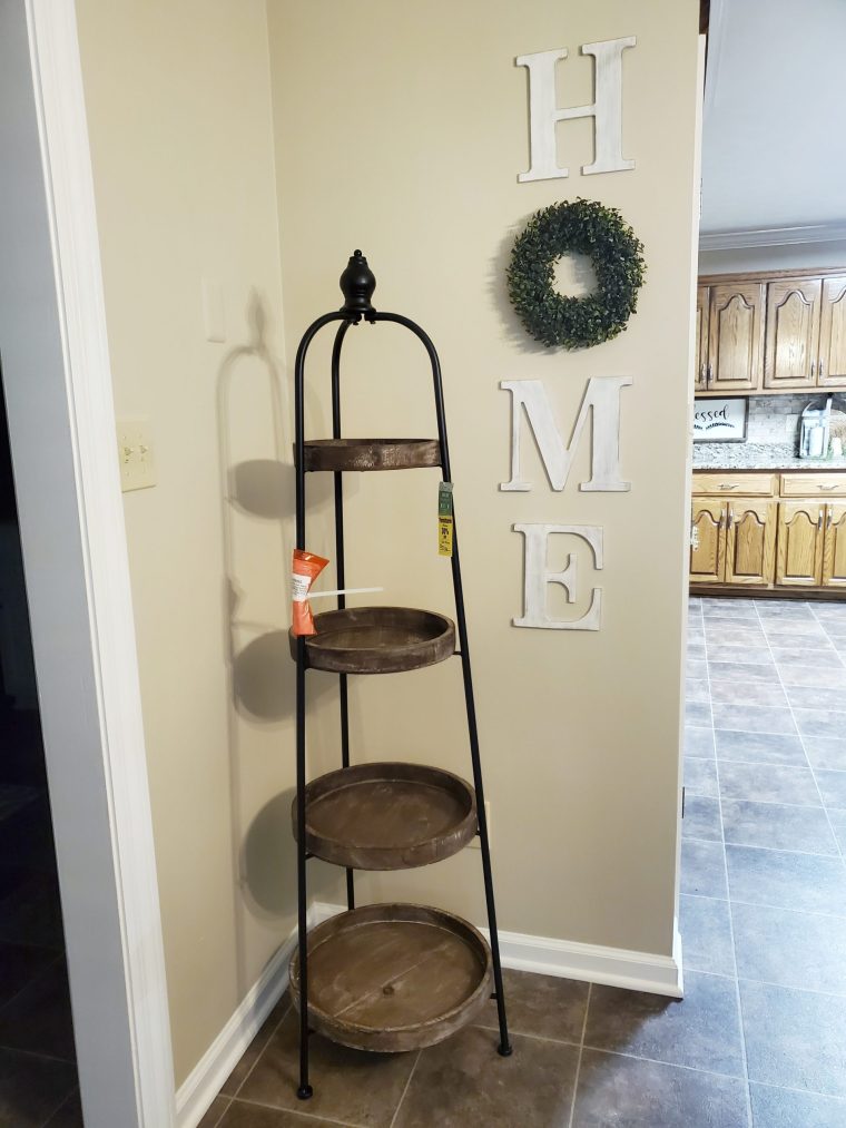 Hobby Lobby 4 Tiered Tray Shelf ‣ Decorate With Tip And More