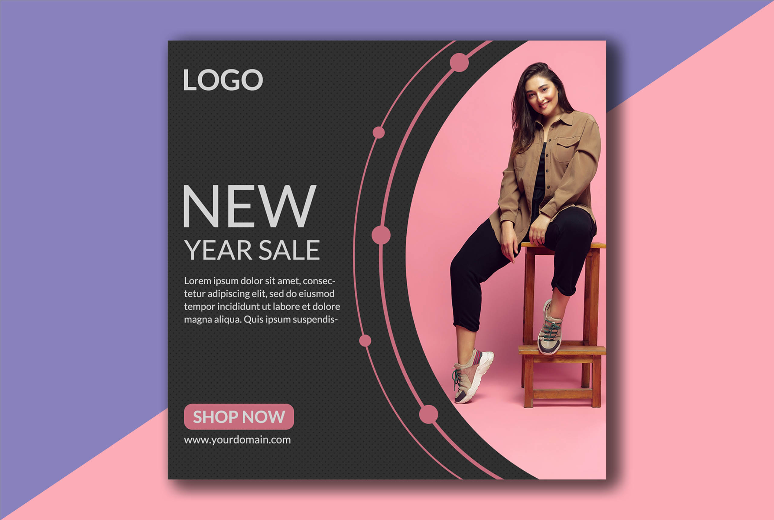 Social Media Advertisement Banner Free Psd Template