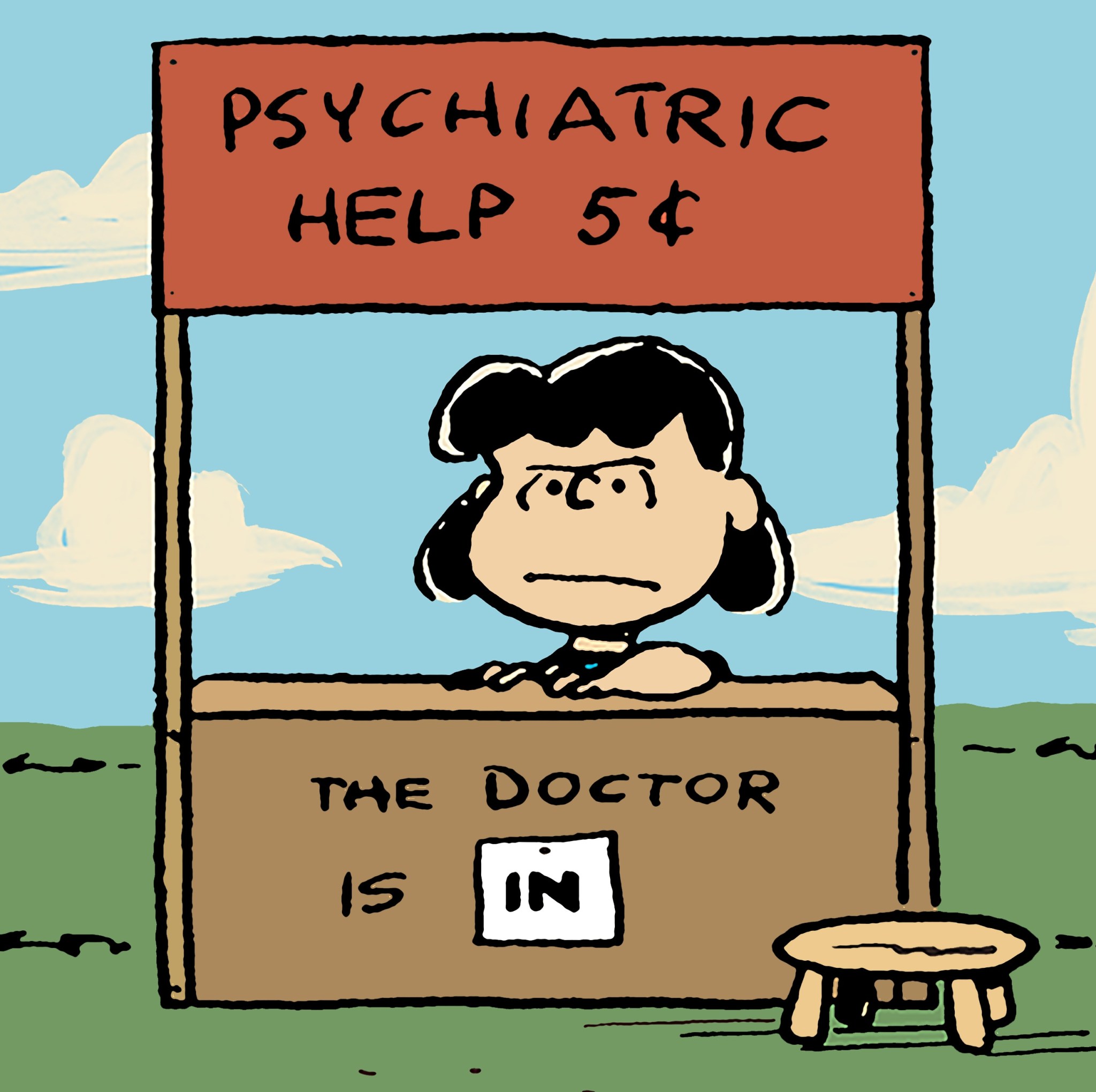 Lucy The Doctor Is In Charlie Brown Iron On Transfer 11 Divine