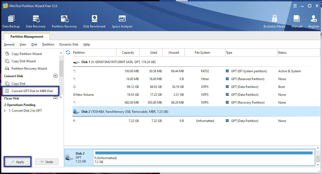 10 Cara Mengubah Mbr Ke Gpt Dengan Minitool Partition Wizard