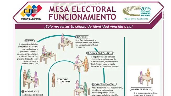 Cne Publicará Afiches Informativos Del Proceso De Votación En Centros