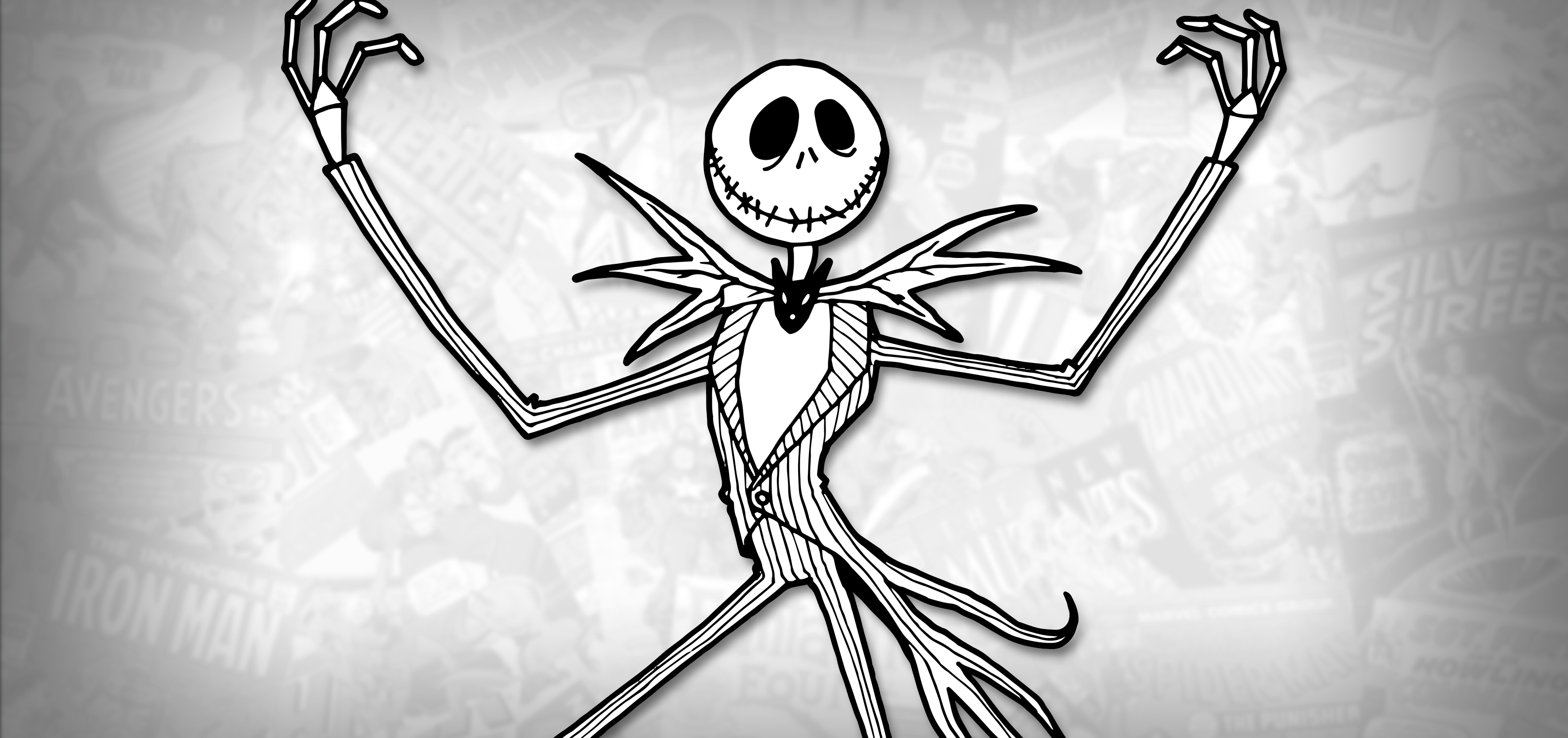 How To Draw Jack Skellington The Nightmare Before Christmas Drawing