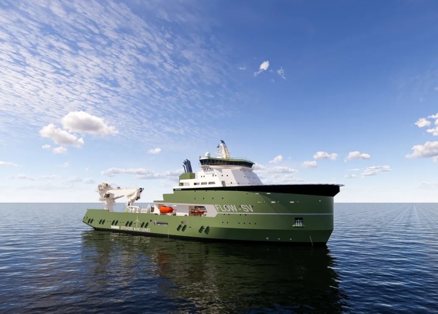 Damen Presents Floating Offshore Wind Support Vessel Dredgewire