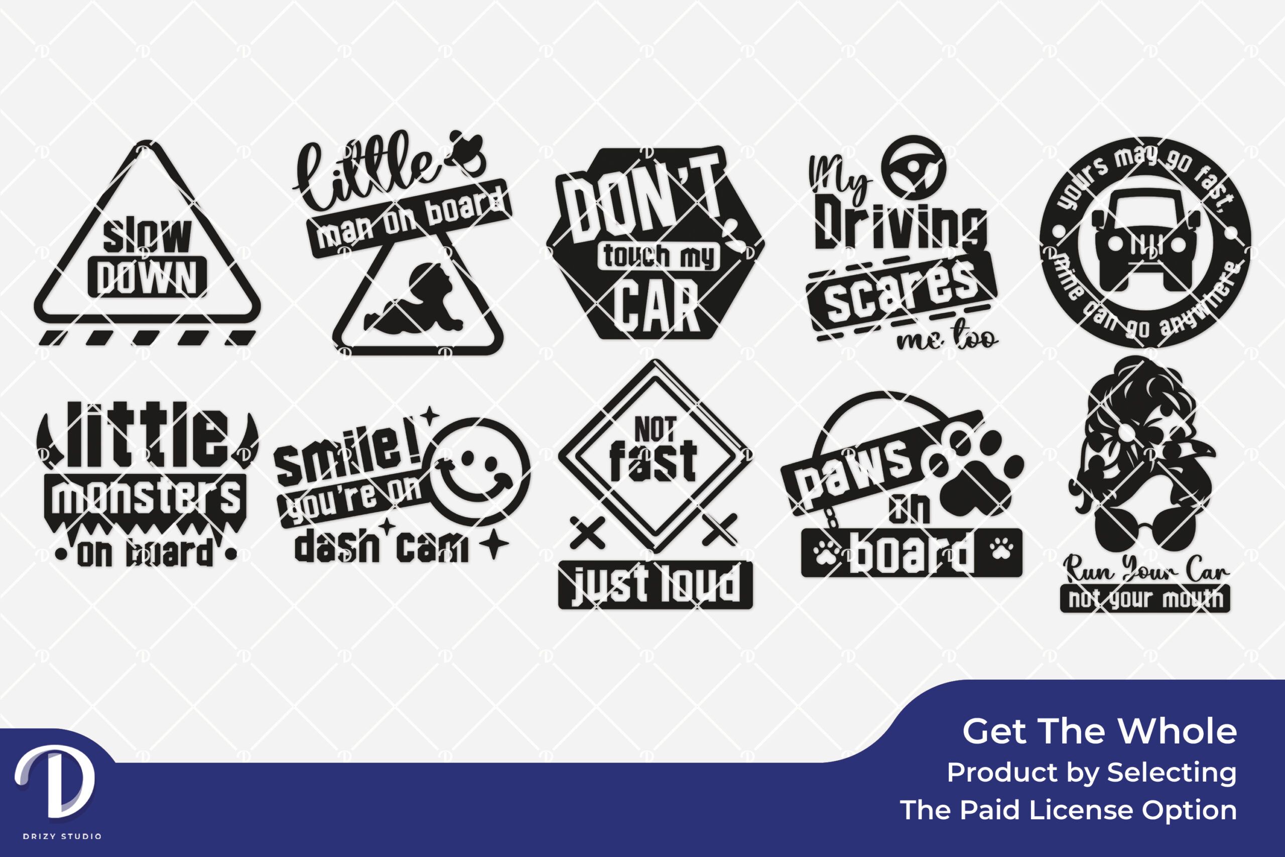 Funny Bumper Sticker Funny Car Decals Svg Buy Cheap Gbu