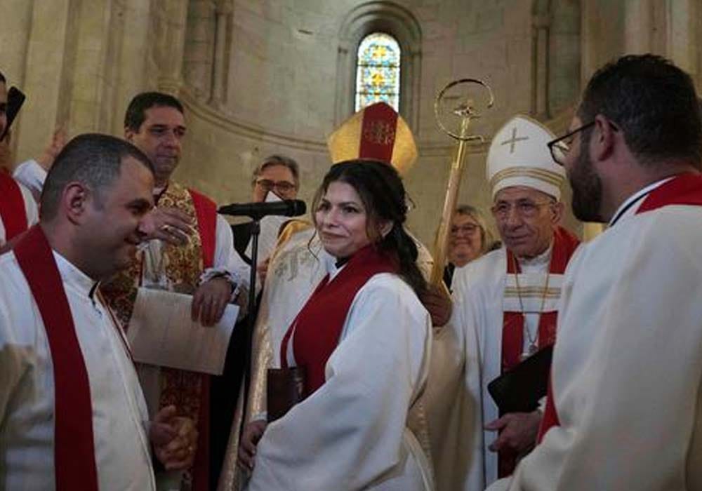 Jerusalem Ordains Its First Woman Pastor Rev Sally Azar