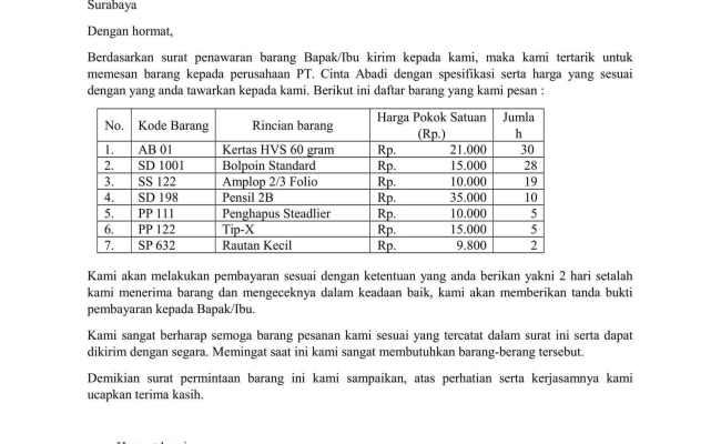 Cara Membuat Penawaran Harga Di Excel Tutorial Office Bilarasa