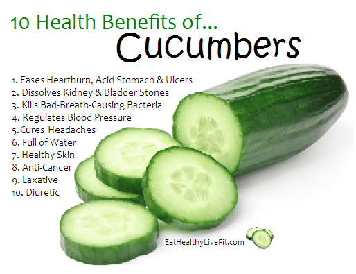 Benefits Of Cucumbers Via Care2healthy Ecogreenlove