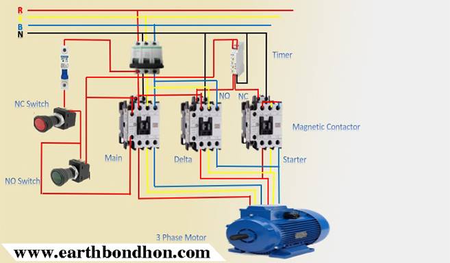 Schematic And Wiring Diagram Of 3 Phase Contactor Wiring Diagram