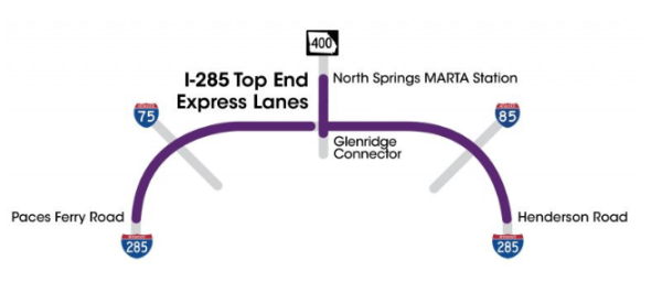 Ga Dot To Hold Open Houses On I 285 Top End Express Lanes East Cobb News