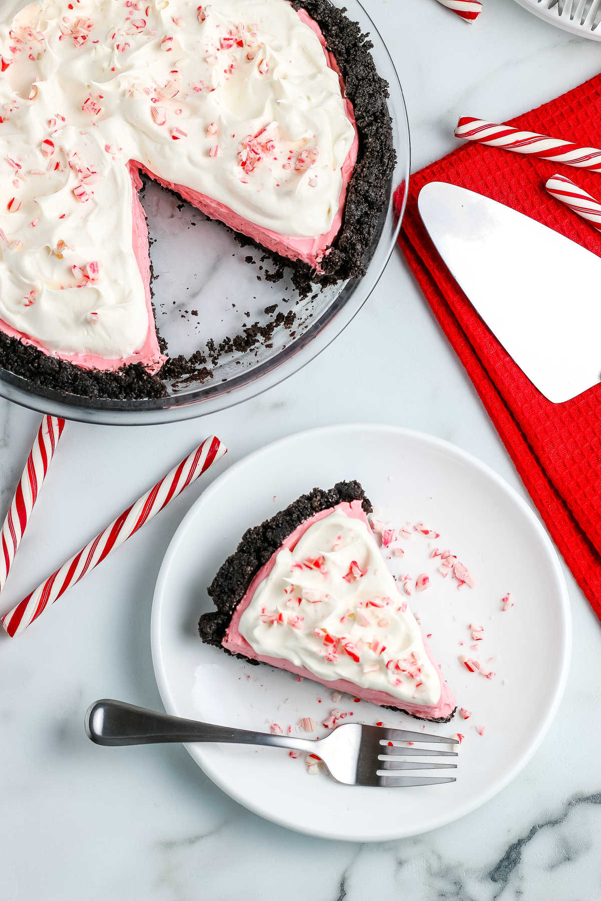 Peppermint Pie Candy Cane Pie Easy Budget Recipes