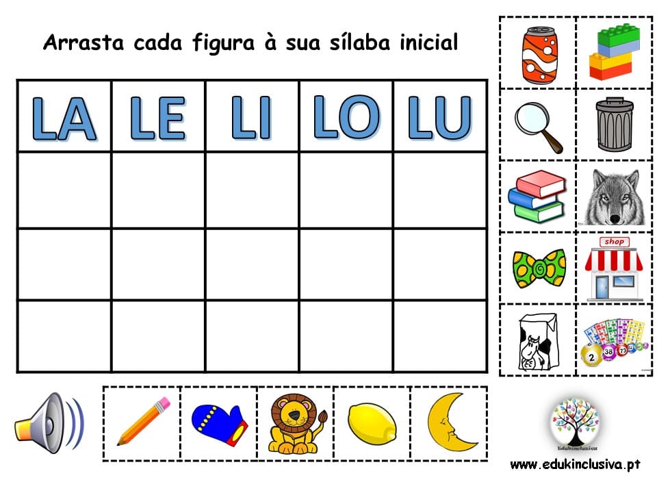 Jogo Interativo Sílabas Lalelilolu ⋆ Edukinclusiva