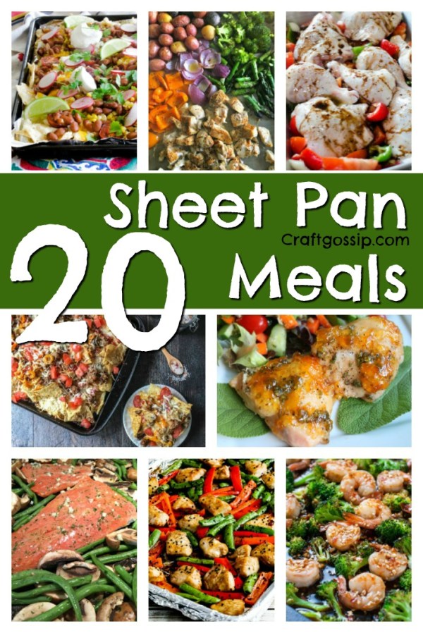 20 Sheet Pan Recipes Edible Crafts