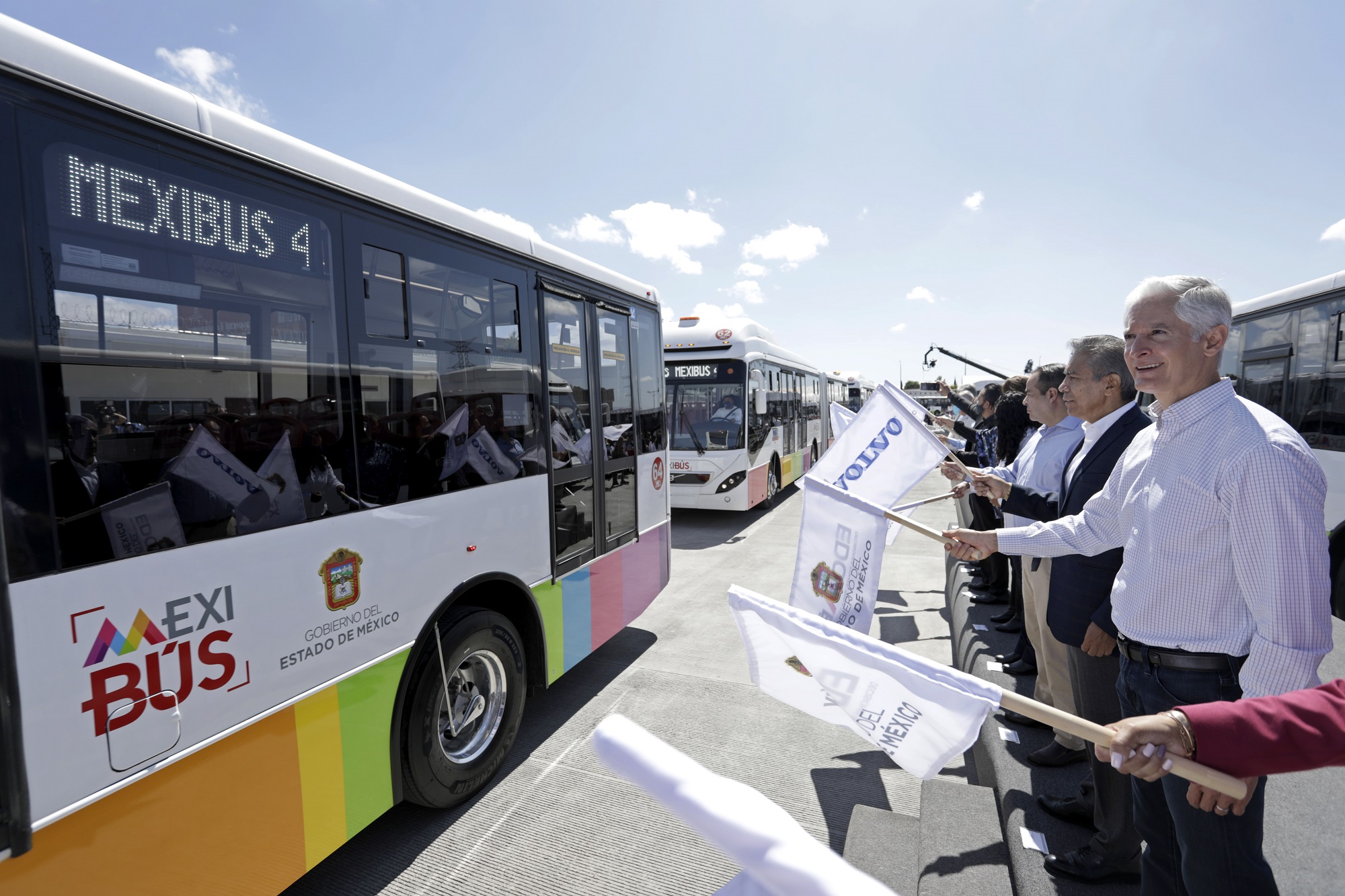 Ponen En Marcha 40 Nuevas Unidades De La Línea Iv Del Mexibús Que Va De