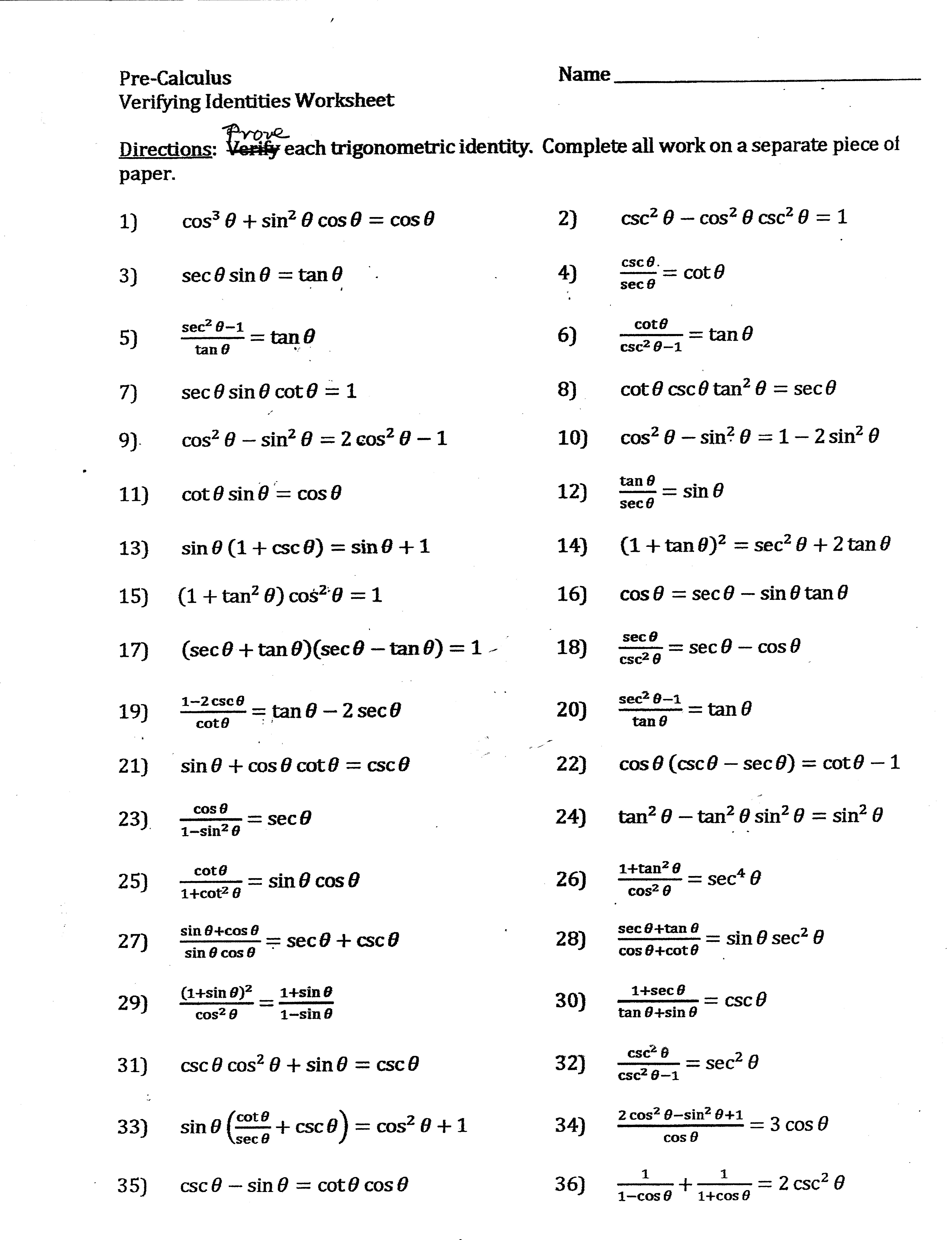 ️practice Worksheet Trigonometric Equations Free Download