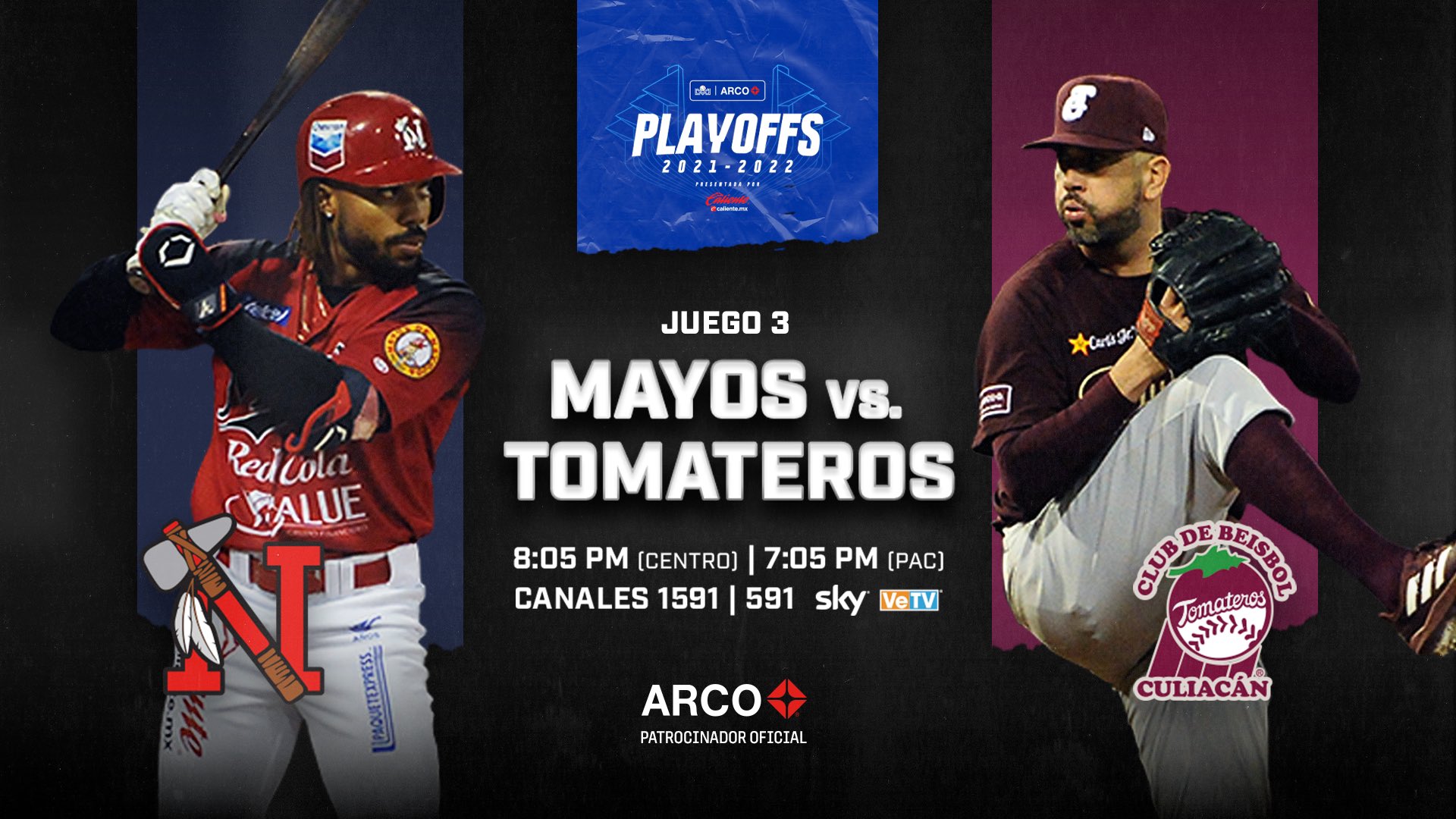 En Vivo Mayos De Navojoa Vs Tomateros De Culiacán Playoffs Liga Arco