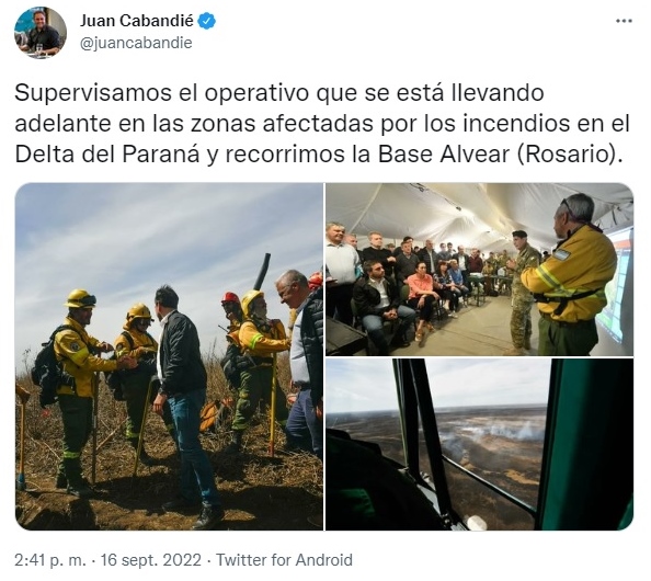 Incendios En Delta Del Paraná Juan Cabandié Pidió Castigar A Dueños De